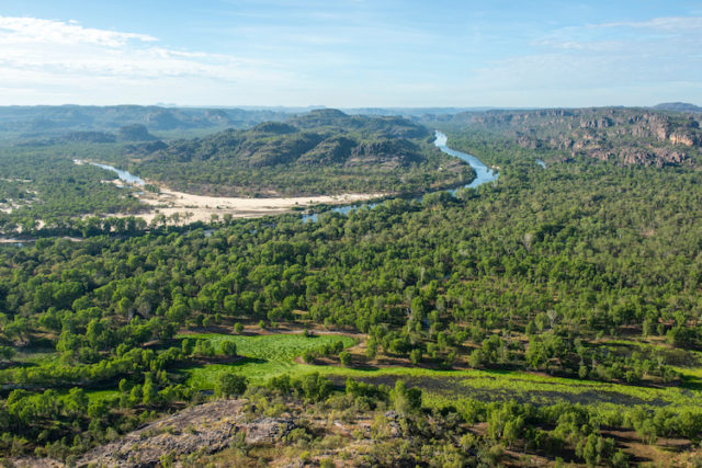 Kakadu National Park ,Northern Territory, Australia. Aerial view of ...