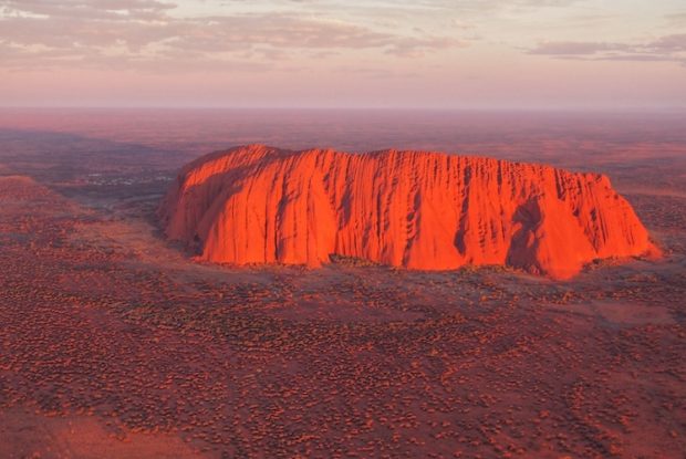 Ayers,Rock,(uluru),At,Sunset - Bill Peach Journeys